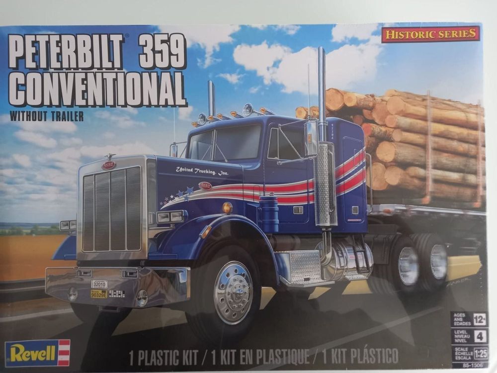 Revell Peterbilt 359 Conventional Truck (Neu und originalverpackt) in ...