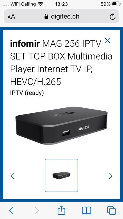 IPTV Set-Top Box MAG256 | Kaufen auf Ricardo