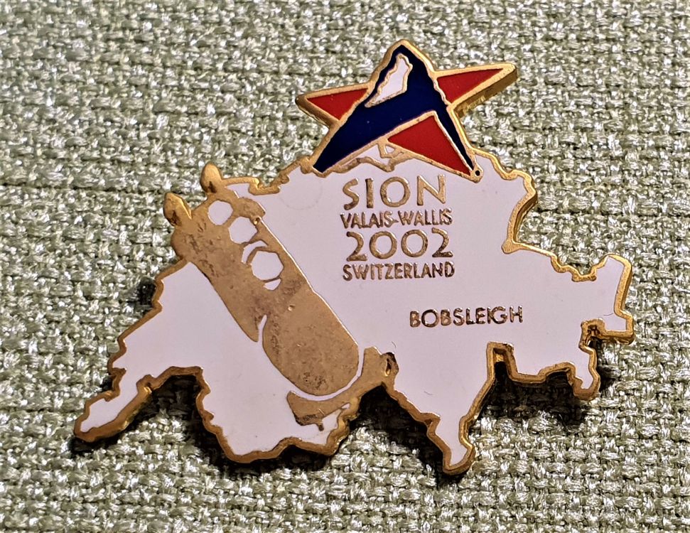 N059 SION Valais-Wallis 2002 Olympia Kandidatur Bobsleigh (Gebraucht ...