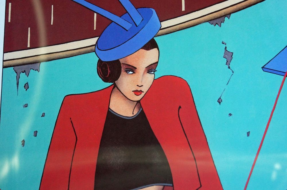 Philippe Bertrand: Halbakt; Grossformatige Lithographie (Gebraucht) in ...