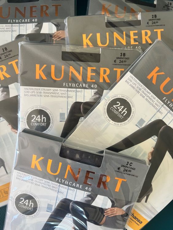 Strümpfe KUNERT Fly&Care 40/ schwarz | Kaufen auf Ricardo