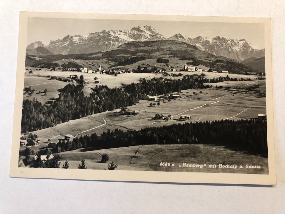 Hemberg mit Hochalp u Säntis Burkhardt Karten | Kaufen auf Ricardo