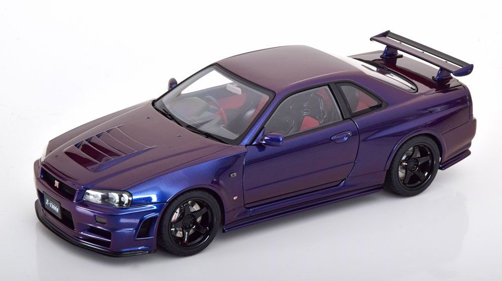 Nissan Nismo Skyline GT-R R34 Z-Tune violet 1/18 AutoArt NEU | Kaufen ...