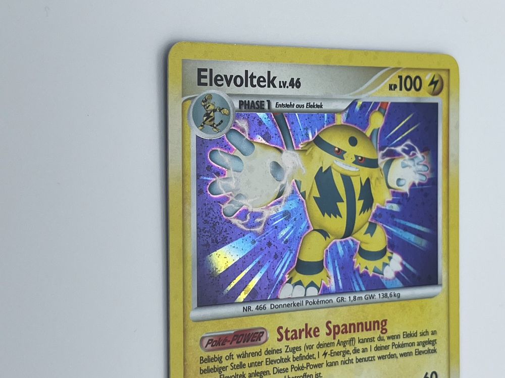 Elevoltek 3/130 Holo Rare Pokémon Diamond & Pearl (Bleed) (Neu (gemäss ...