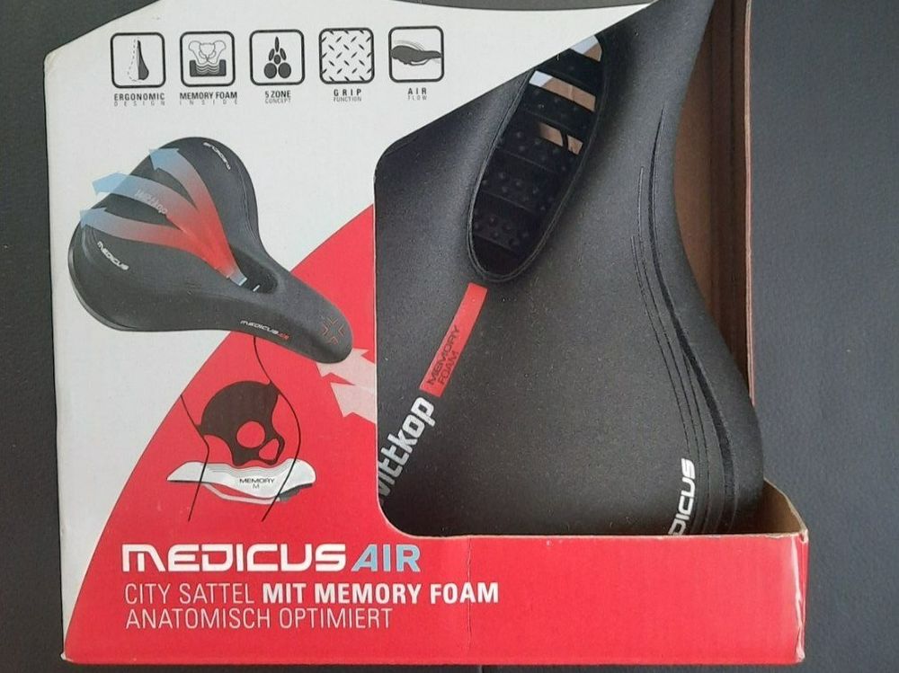 Wittkop Medicus AIR Fahrradsattel (Trekking Bike) | Kaufen auf Ricardo