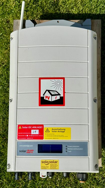 SolarEdge Drei-Phasen Wechselrichter SE12.5K inkl ZigBee (Gebraucht) in ...