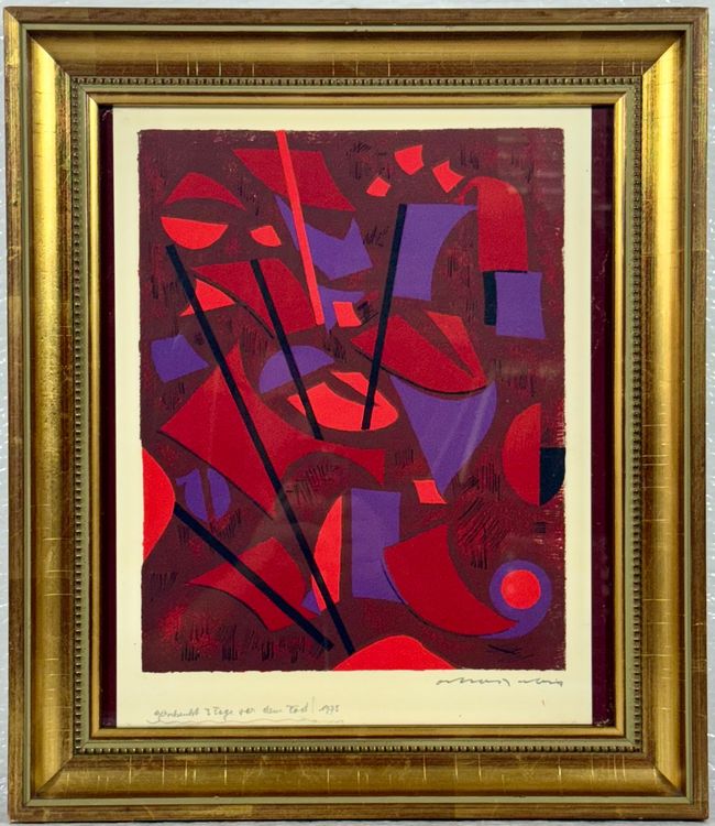 Oskar Dalvit 1969 (1911-1975) Holzschnitt signiert | Kaufen auf Ricardo