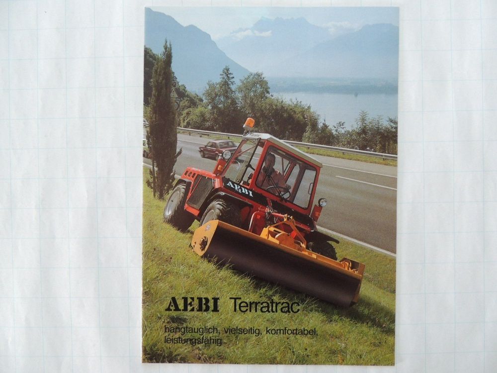 Aebi Terratrac TT88/TT77/TT33 Prospekt 1988, sehr schön ! | Kaufen auf ...