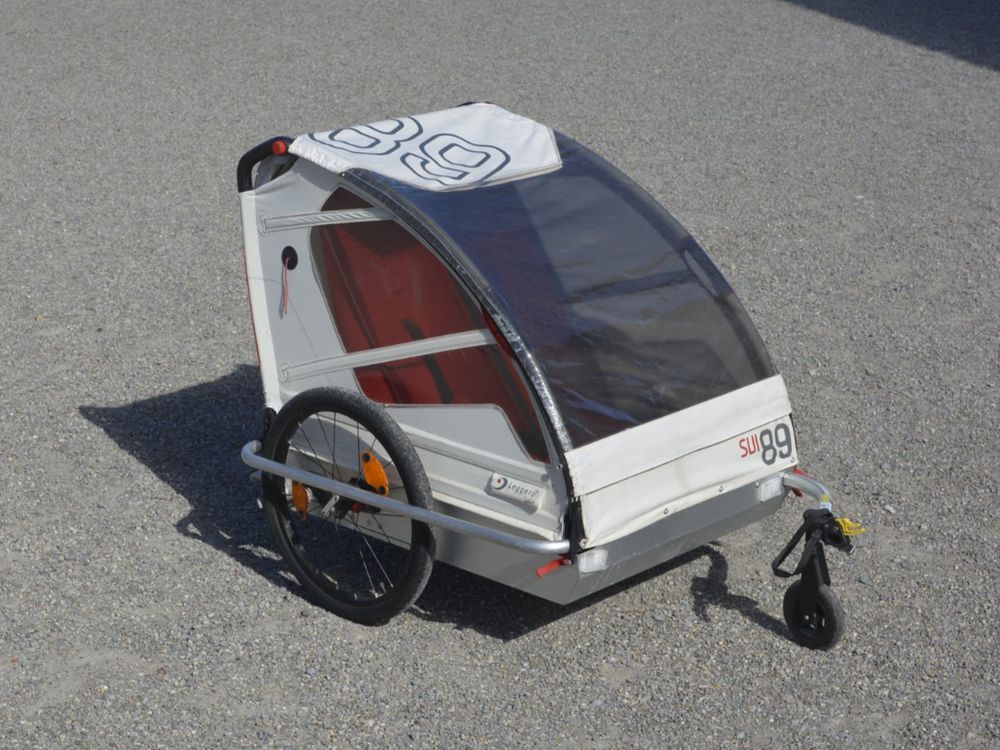Veloanhänger Leggero SUI 89 mit Becco-Kupplung (Gebraucht) in St. Gallen für CHF 76 – nur ...