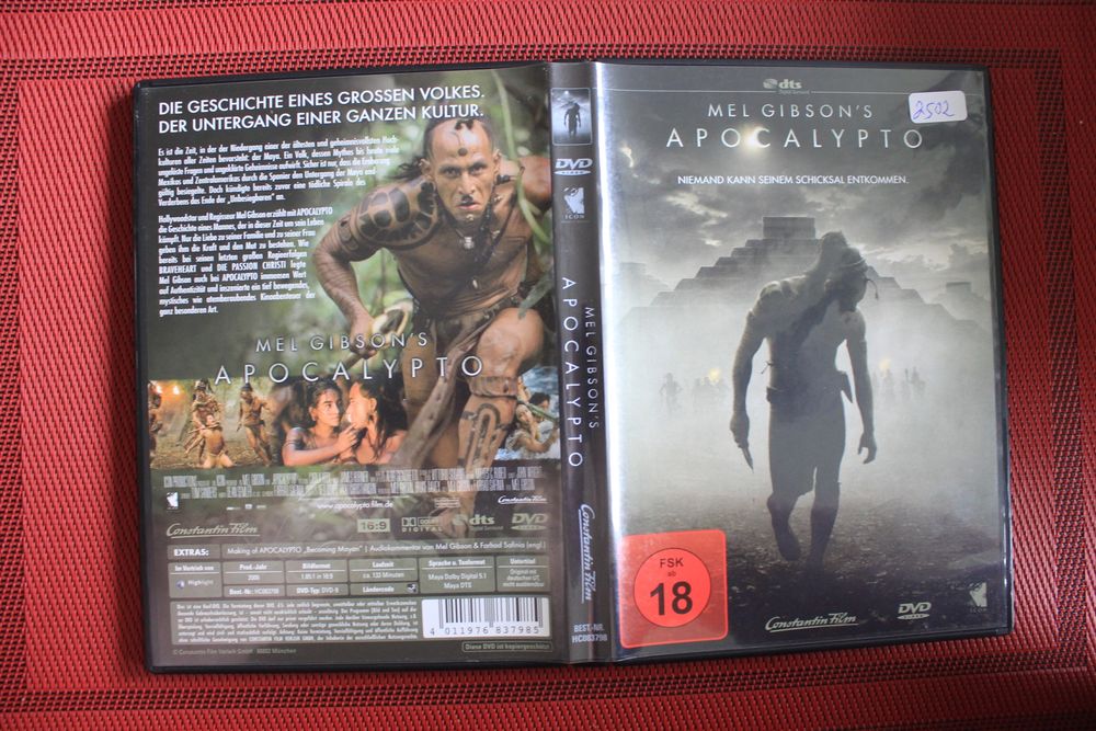 Apocalypto DVD (Gebraucht) in Geroldswil für CHF 2 – mit Lieferung auf Ricardo kaufen