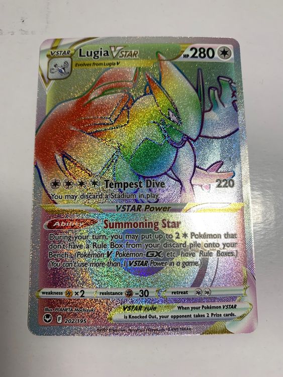 Pokemon Karte Rainbow Lugia (Gebraucht) in Wettingen für CHF 33 – mit ...