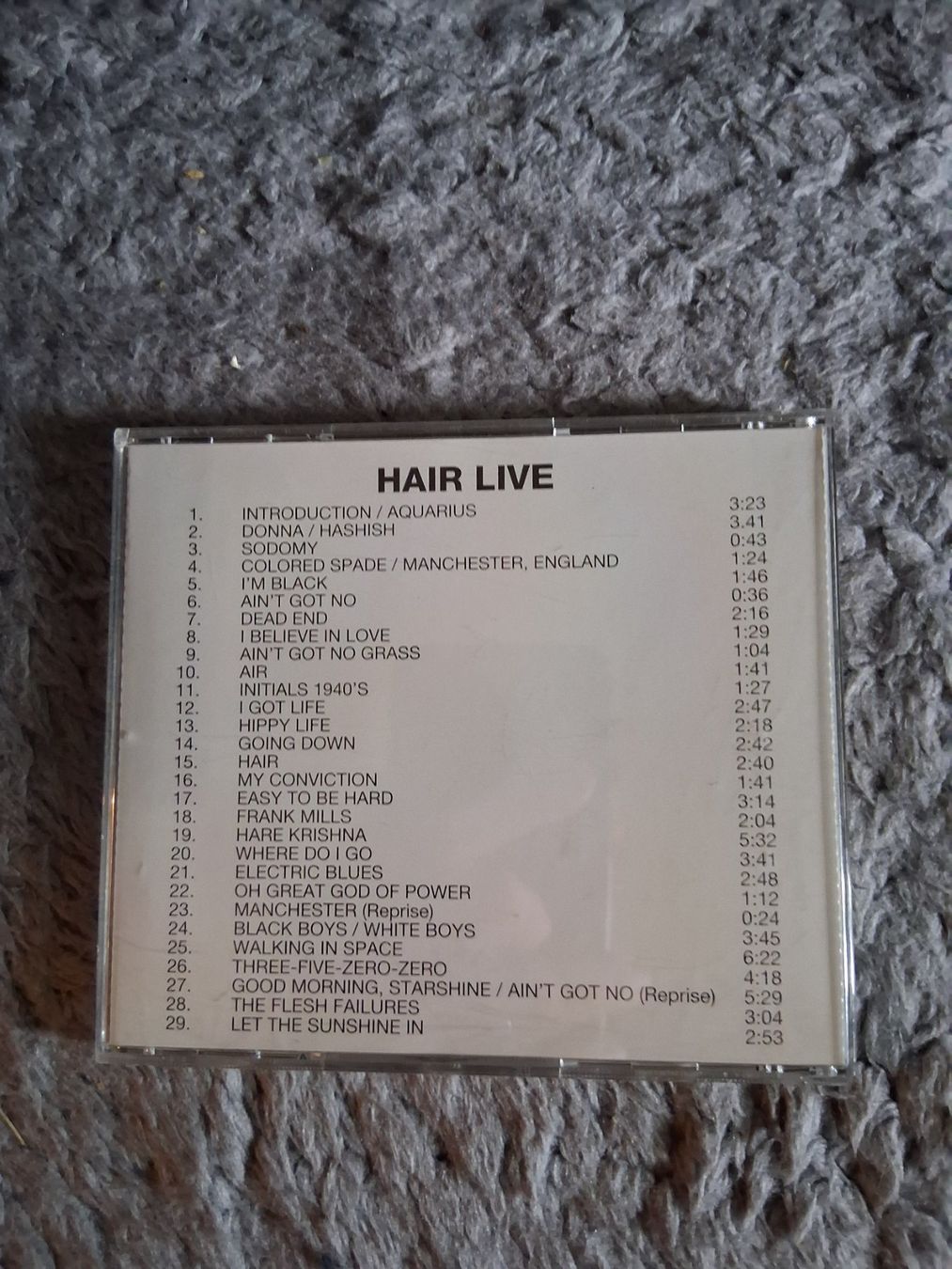 HAIR LIVE BROADWAY MUSICAL COMPANY NEW YORK CD (Gebraucht) in Wetzikon ZH für CHF 2 – mit ...
