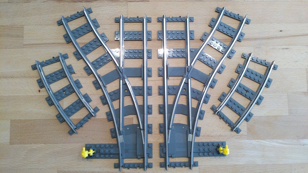 LEGO 4531 1 Paar 9V-Weichen (Set 2) (Gebraucht) in Liebefeld für CHF 26 ...