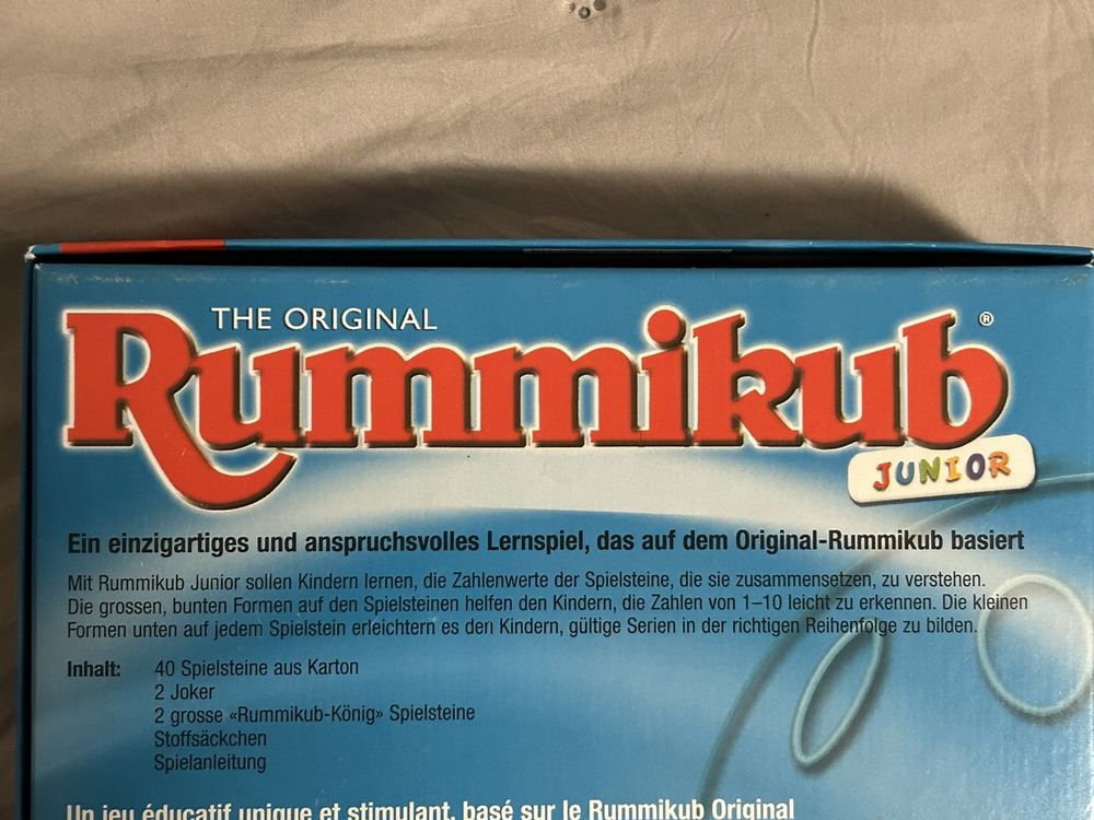 Rummikub Junior - Das Original, komplett, Top Zustand (Neu (gemäss ...