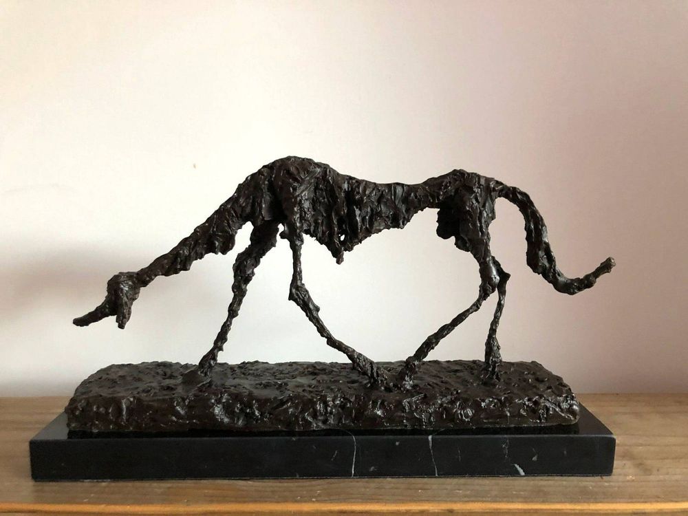 HUND WAU-WAU SKULPTUR BRONZE LE CHIEN (Neu (gemäss Beschreibung)) in ...