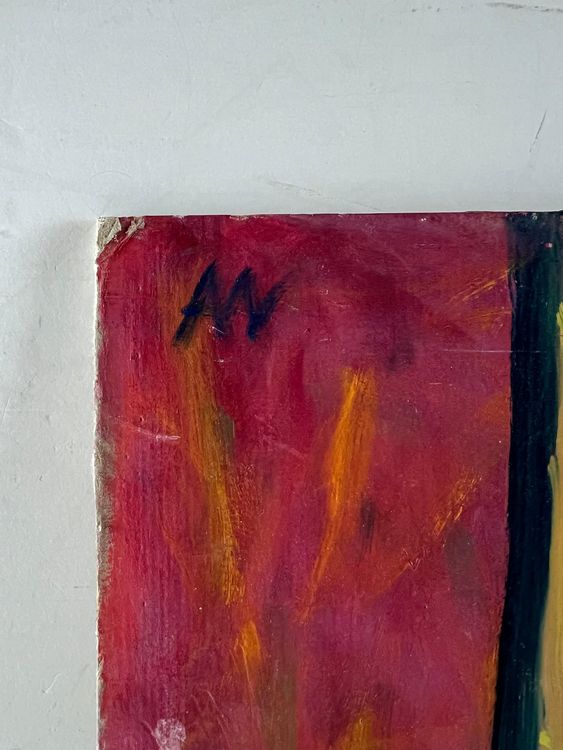 Alfredo Walter Frau mit Katze Gemälde Monogrammiert. (Gebraucht) in Neuhausen am Rheinfall für ...