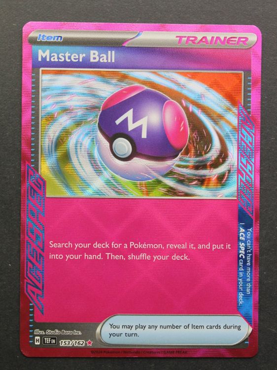 Pokémon Master Ball (TEF 153) EN | Kaufen auf Ricardo