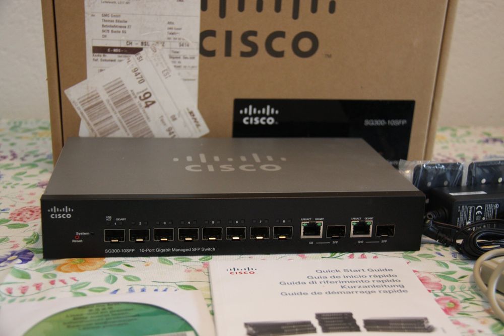 Cisco SG300-10 SFP Switch | Kaufen auf Ricardo
