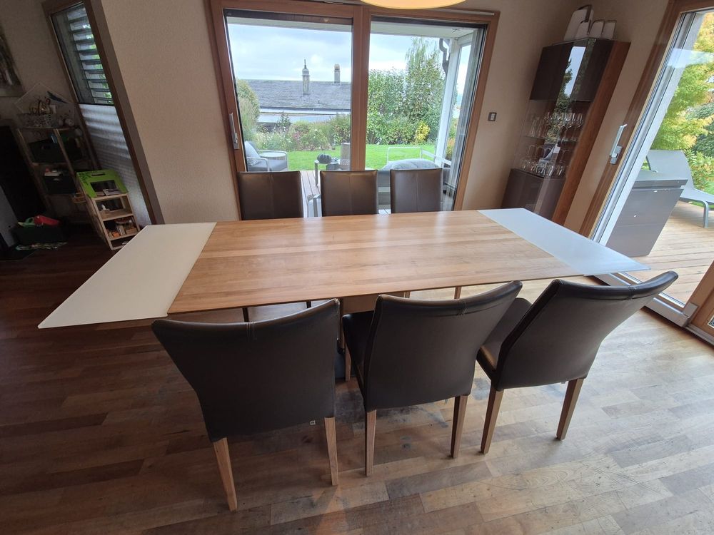 Table de salle à manger FOCUS Pfister, bois massif huilé (Gebraucht) in ...