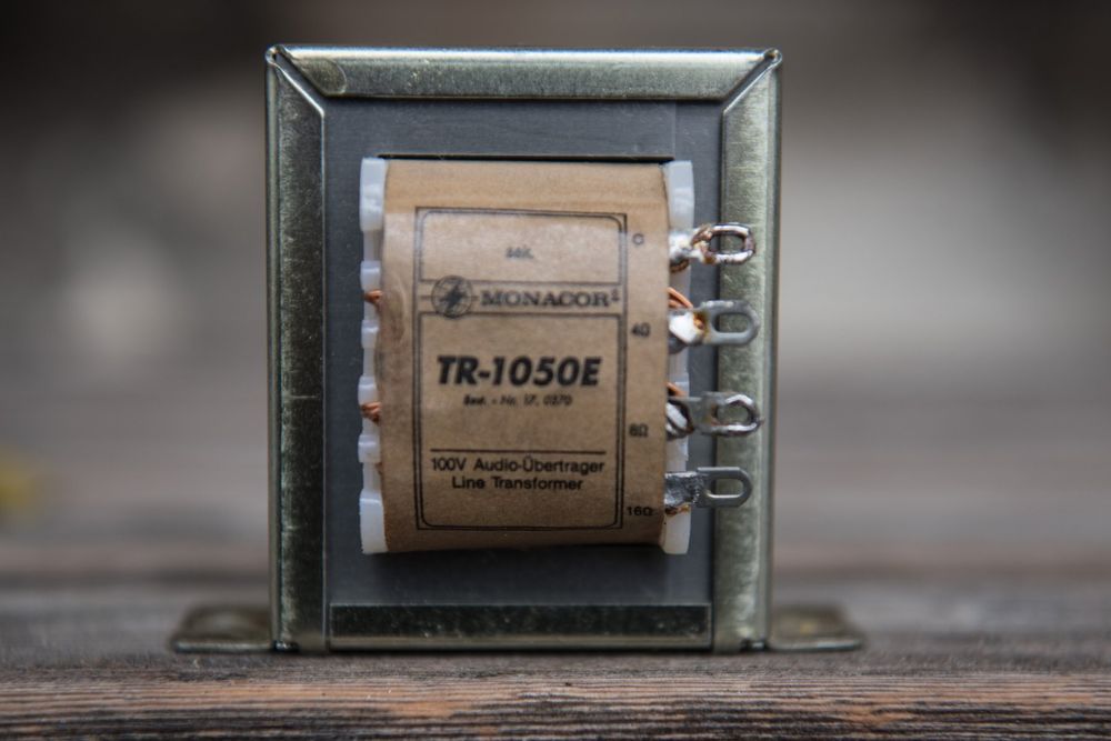 100V Trafo LS Übertrager 50W Monacor, 2 Stück (Gebraucht) in Diepoldsau ...