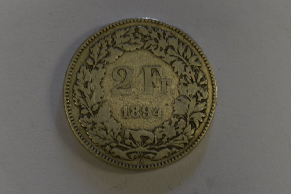 2 Fr. Silber Schweiz 1894 s+ | Kaufen auf Ricardo