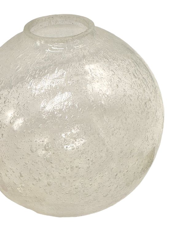3x Appliques vintage laiton avec boules verre soufflé bullé (Gebraucht ...