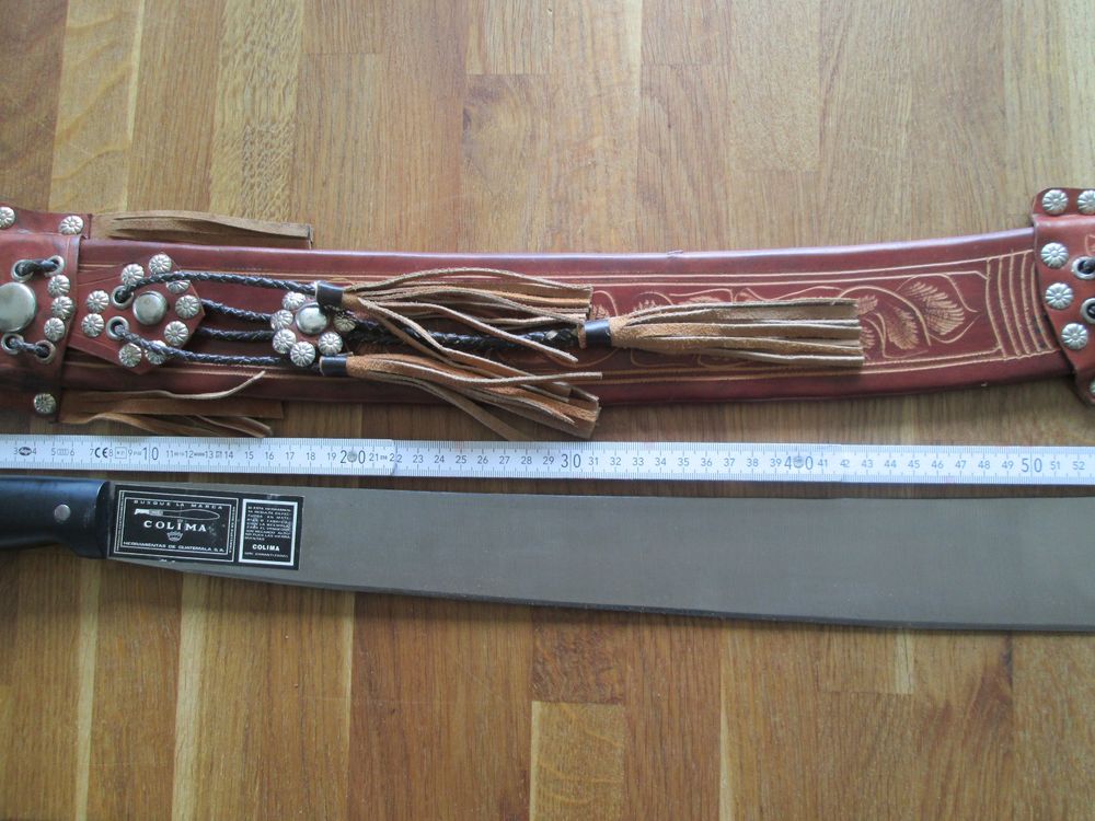 Orig. "MACHETE" m. Lederscheide, keinTouristen Ramsch, 73cm (Gebraucht ...