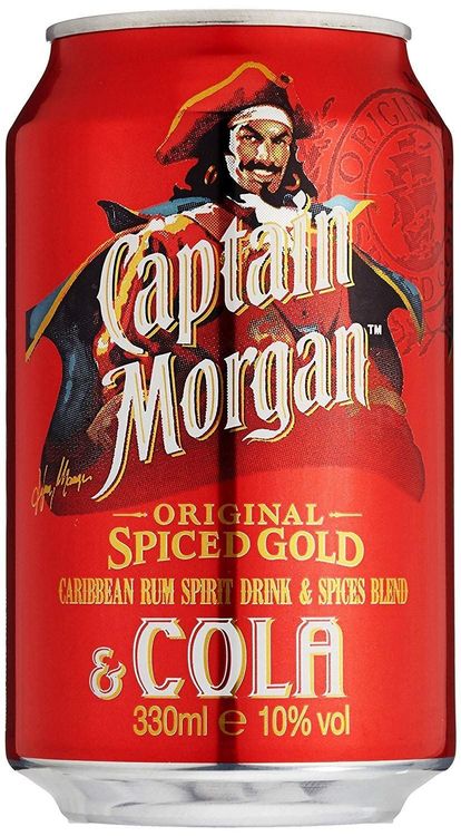 Captain Morgan Original Spiced Gold Cola (Neu und originalverpackt) in ...