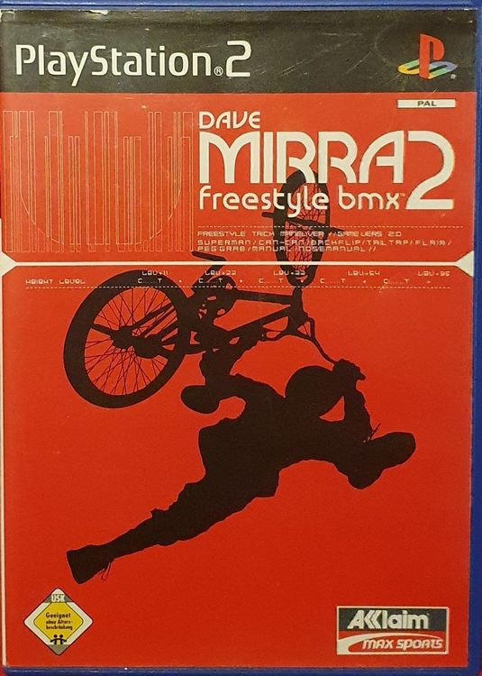 Sony PlayStation 2 Game (PS2) Dave Mirra Freestyle BMX 2 (Gebraucht) in ...