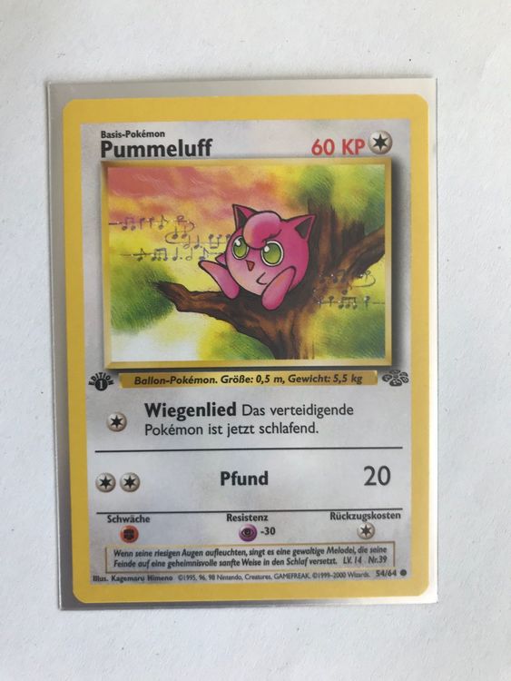 carte pokemon pummeluff 1 édition (Neu (gemäss Beschreibung)) in Thônex ...