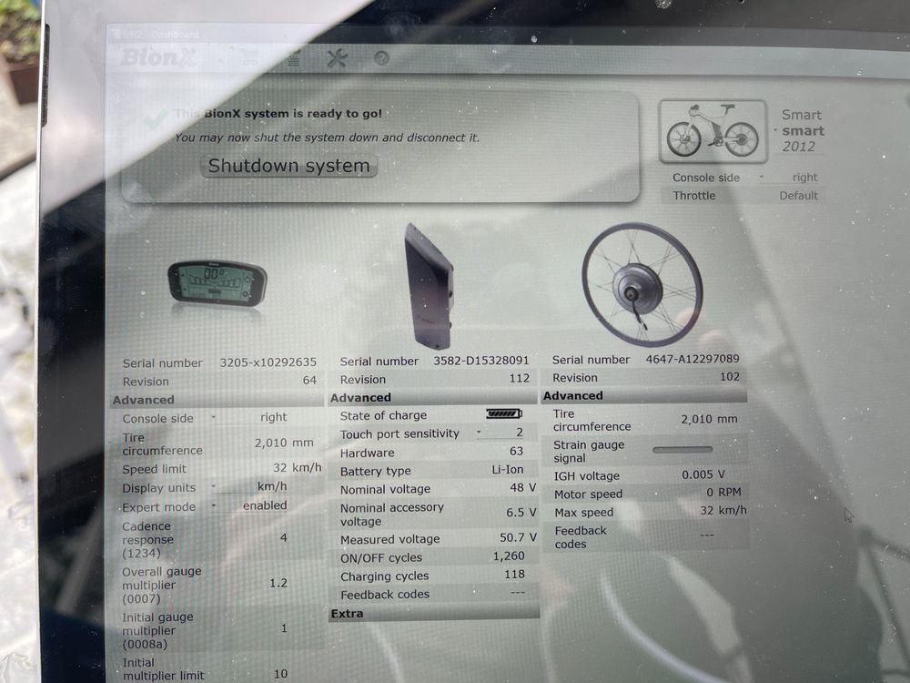 Bionx G2 Display für Smart Mercedes e-Bike 2012 | Kaufen auf Ricardo