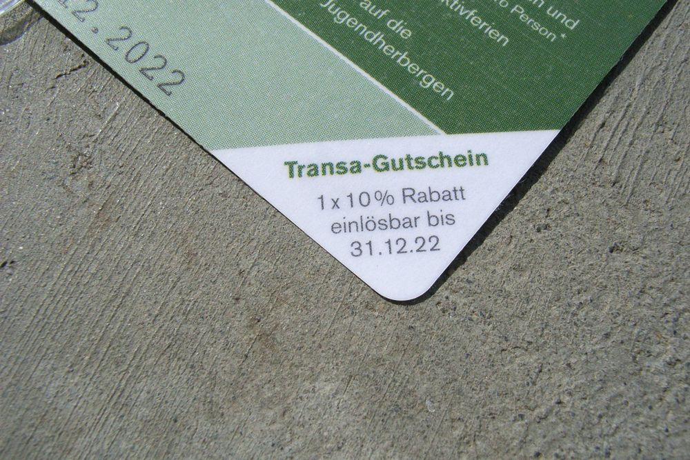 TRANSA 10 % Gutschein gültig bis 31.12.2022 (Neu und originalverpackt ...
