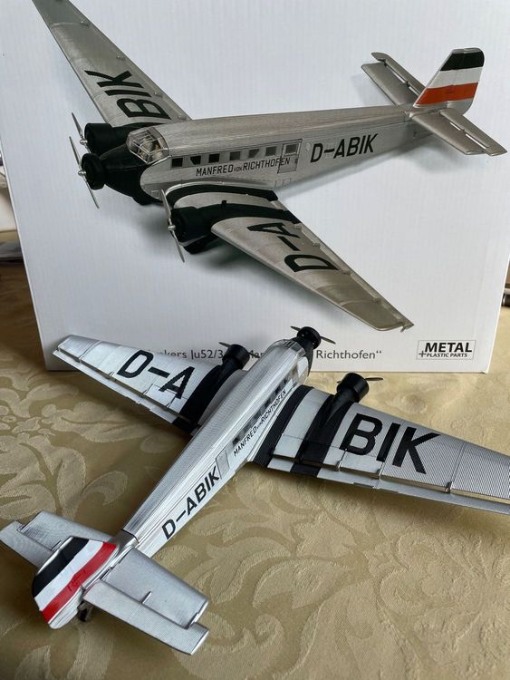 Junkers Ju-52 Lufthansa D-ABIK 1/72 Metall | Kaufen auf Ricardo