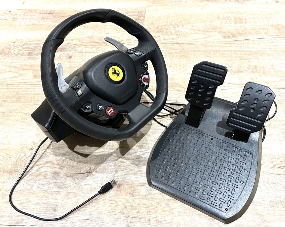 Thrustmaster T80 RW Ferrari 488 GTB Lenkrad Wheel PS5 PS4 PC (Gebraucht ...