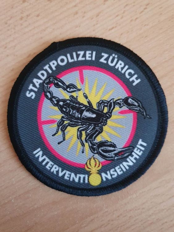 SELTEN Polizei Badge Stadtpolizei Zürich I.E mit Klett (Neu (gemäss ...