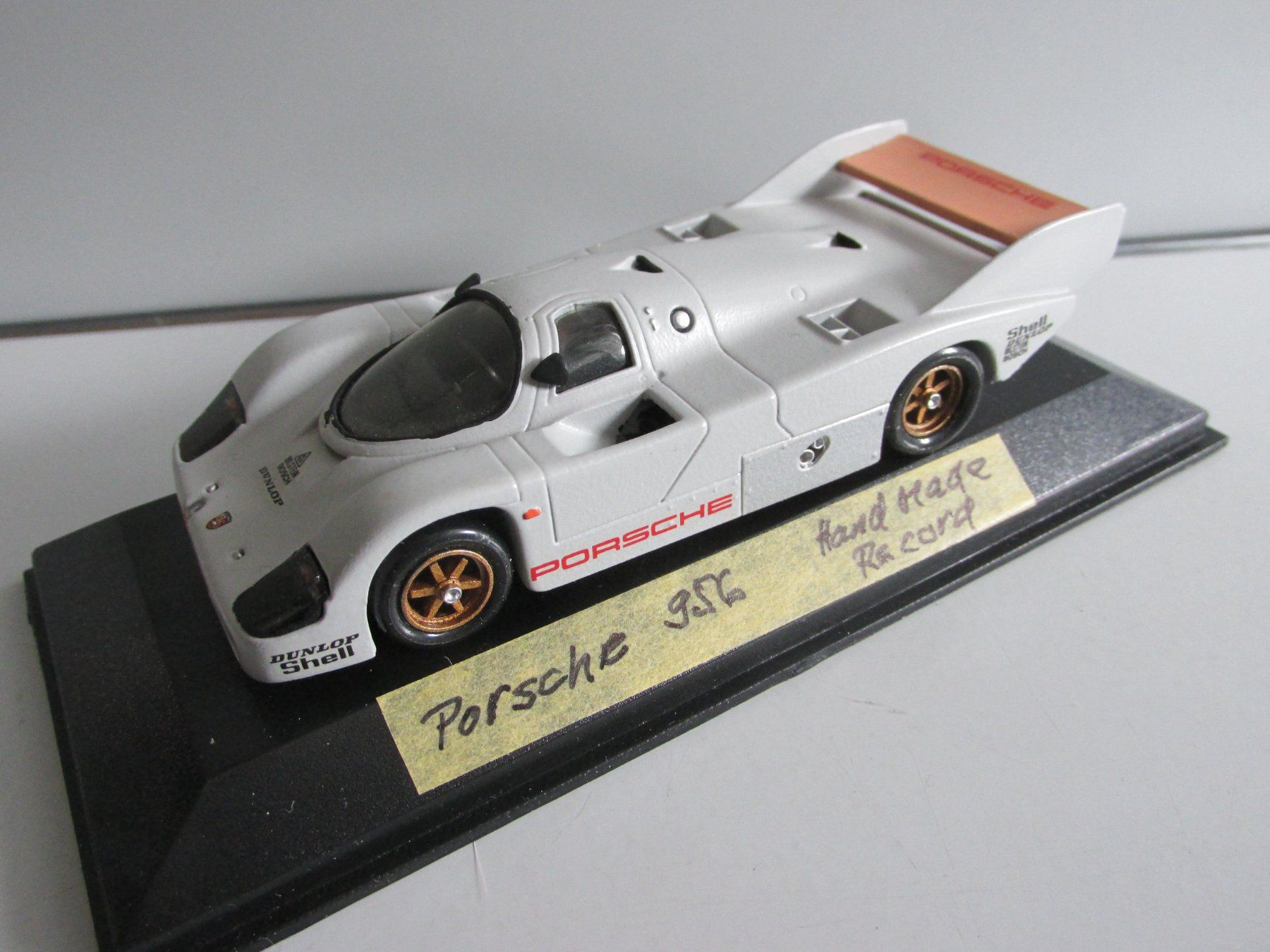 PORSCHE 956C " TEST " Record 1:43 in Plexi Box TOP (Gebraucht) in ...