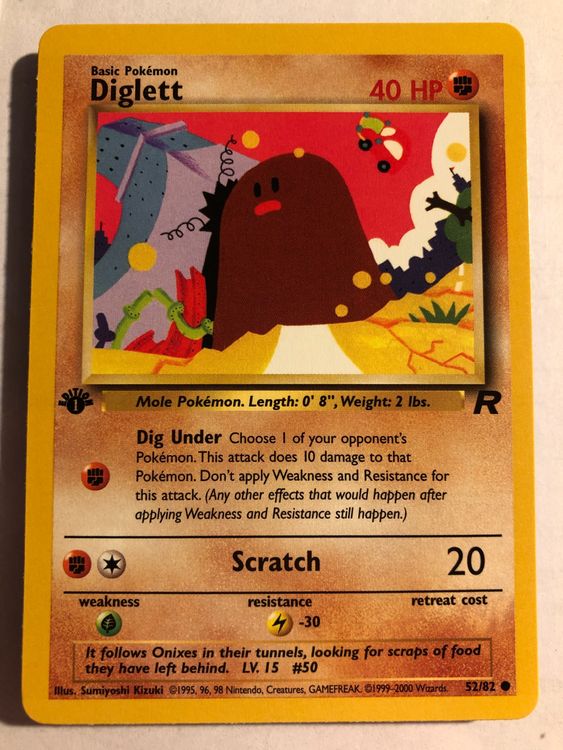 Diglett 1st Team Rocket - MINT - ab 1.- (Usato) a Giubiasco per CHF 4 ...