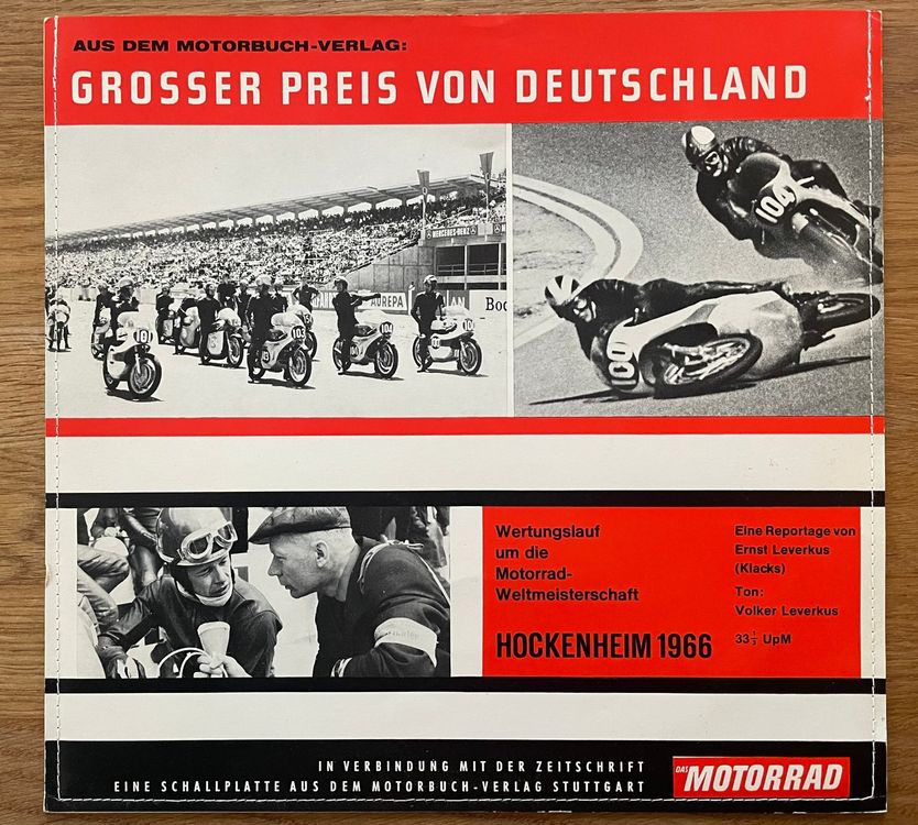 10'', Grosser Preis von Deutschland, Wertungslauf zu WM 1966 (Gebraucht ...