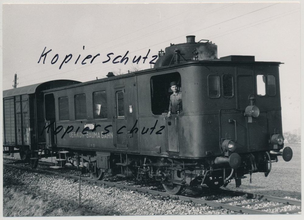 Orig. Photographie Bahn Lok Uerikon - Bauma UeBB Zürich 1946 (Gebraucht ...