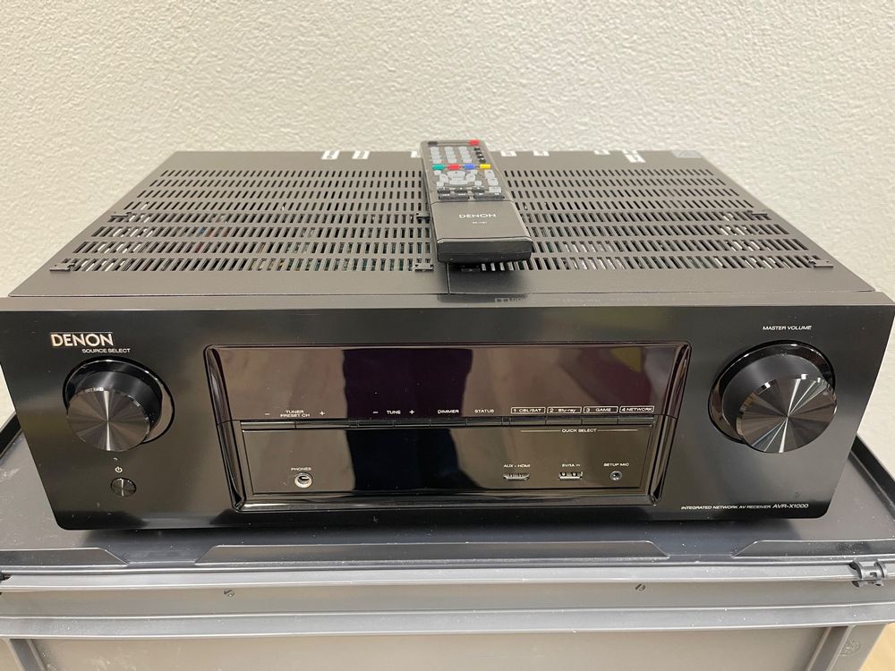 DENON AVR-X1000 5.1-Kanal-A/V-Surround-Receiver Top Zustand (Gebraucht ...