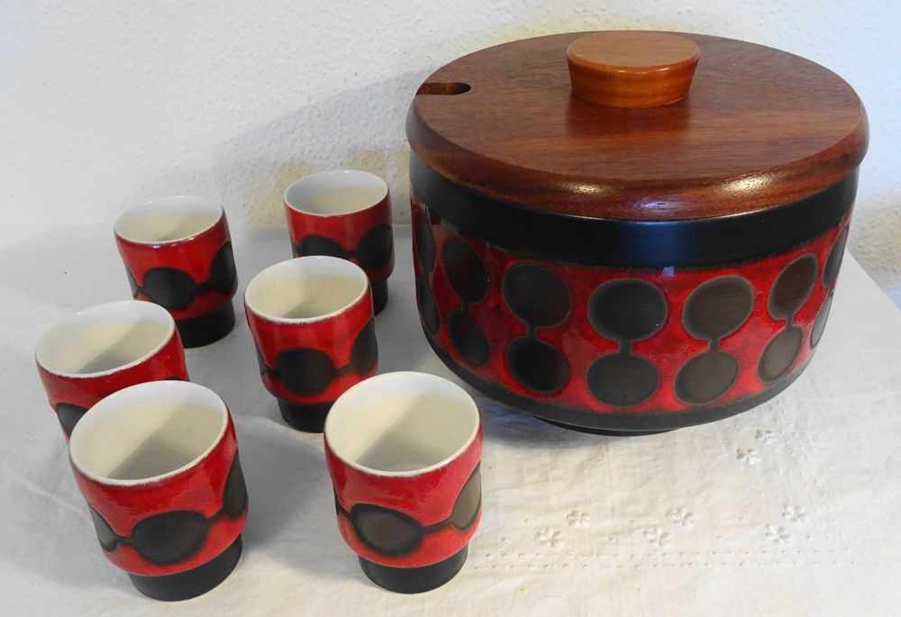 Bowle Set 70er Jahre
