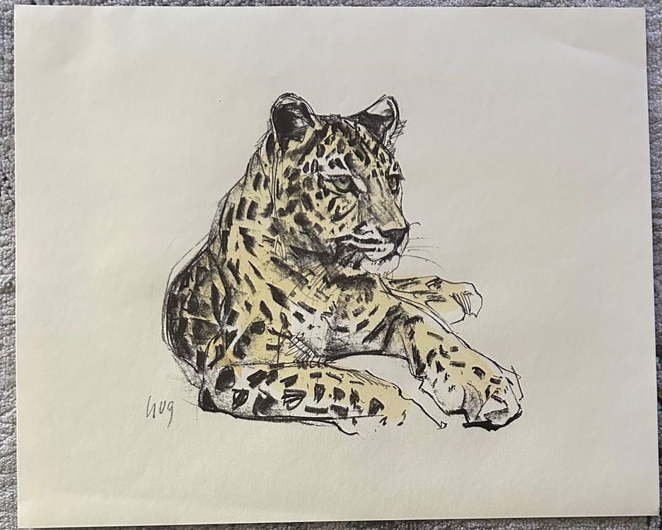 Fritz Hug (1921-1989) Litho Handsig | Kaufen auf Ricardo