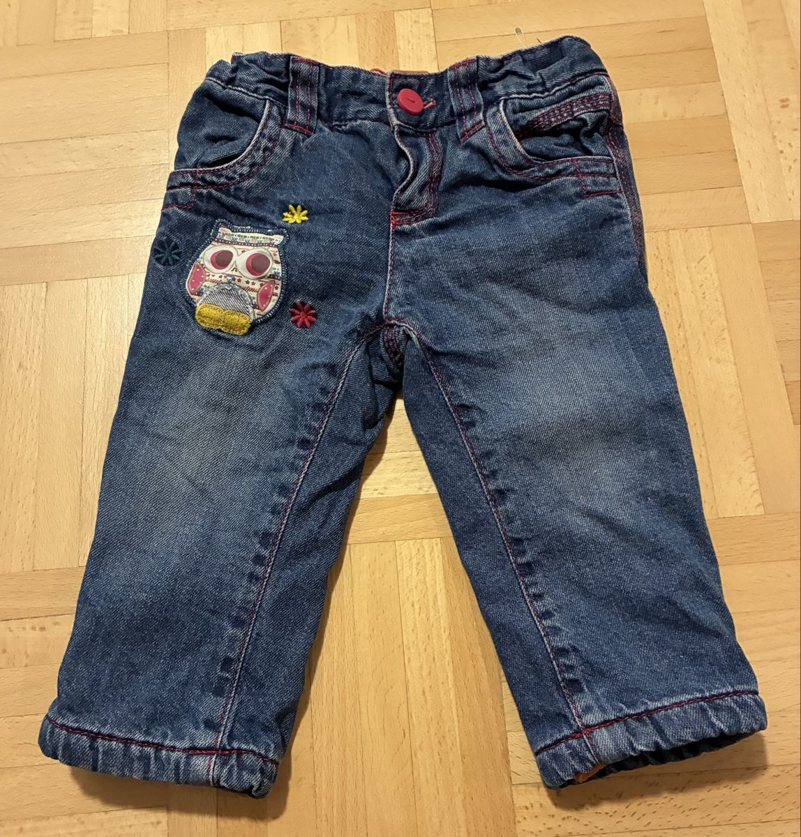 Thermo-Jeans Grösse 74 Eule (Gebraucht) in Hettiswil für CHF 3 – mit ...