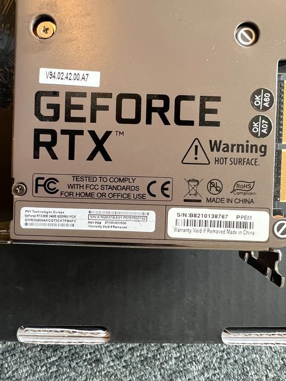 PNY GeForce RTX™ 3090 24GB XLR8 Gaming Revel Epic-X RGB™ (Gebraucht) in ...