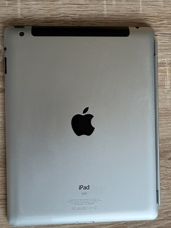 iPad 3. Generation, 64GB, mit Hülle (Model A1430 WiFi+Cell) (Gebraucht ...