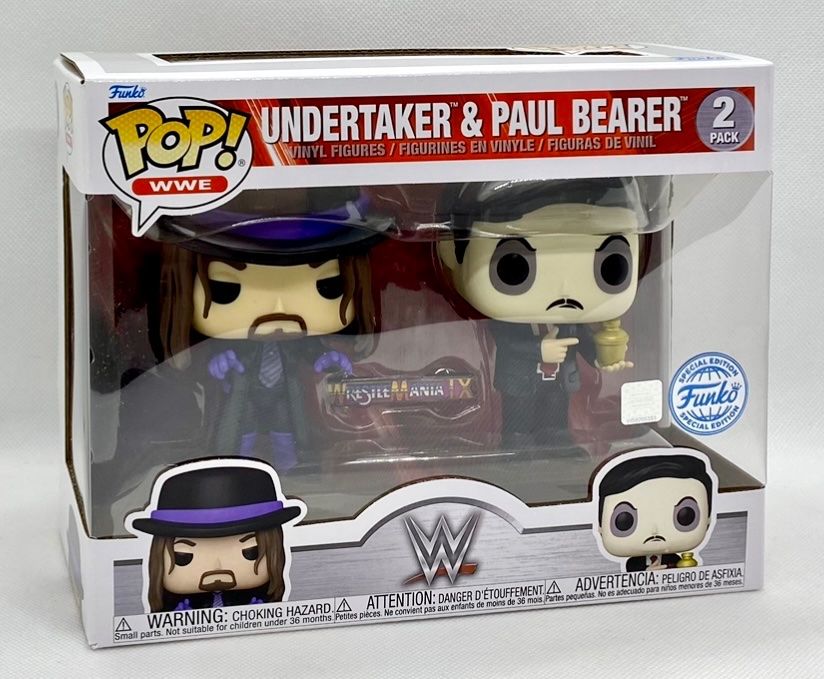 Funko Pop! WWE, Undertaker & Paul Bearer, 2-Pack, Special Ed (Neu und ...