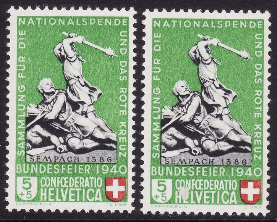 Rasterfehler ZNr. 3.4.03 a und b (Glorienschein) (Neu und originalverpackt) in Teufenthal AG für ...