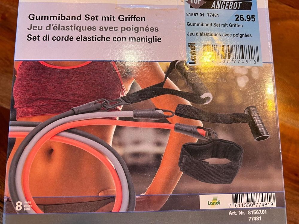 Gummiband Set mit Griffen | Kaufen auf Ricardo