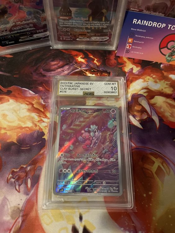 Pokemon Tinkatink FA 076 Clay Burst GEM-MT AGS , PSA 10 (Neu (gemäss Beschreibung)) in grenchen ...