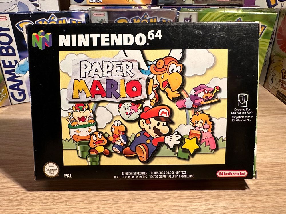 Paper Mario OVP CIB Nintendo 64 N64 retro Pal | Kaufen auf Ricardo